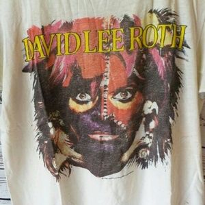Tops | 8s David Lee Roth Vintage World Tour Concert | Poshmark